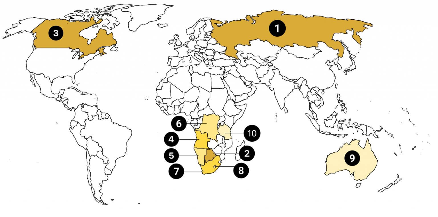 D'où viennent les diamants - la géologie du diamant | Valuae.com